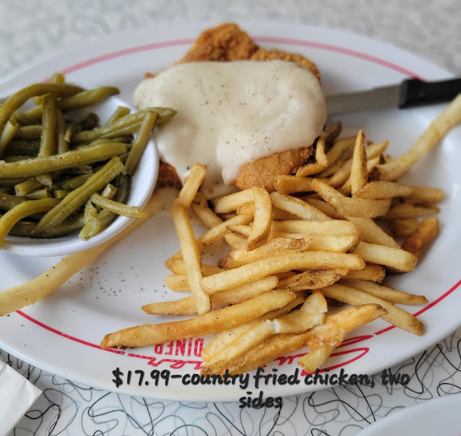 Sunliner Diner Restaurant Menu | Pigeon Forge 50s Diner